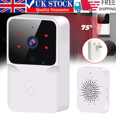 Smart WiFi Wireless Video Doorbell Security Ring Phone Camera Door Bell ...