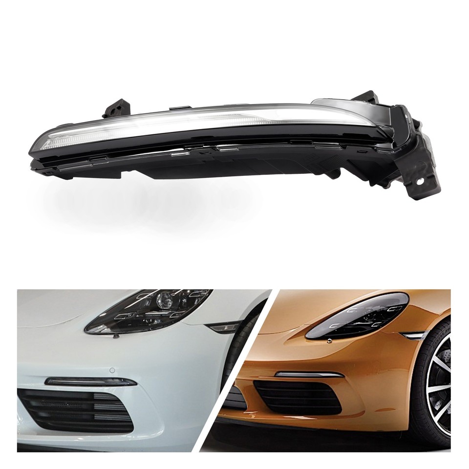 For Porsche 718 2017-2022 Left Side Fog Light Front Bumper LED Day ...