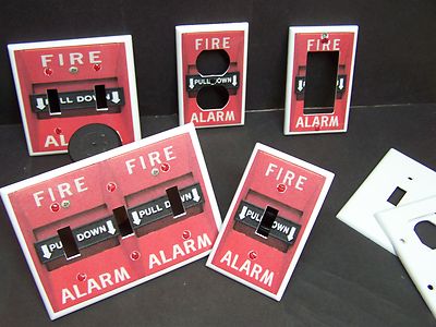 FIRE ALARM #1 LIGHT SWITCH OR OUTLET COVER | eBay