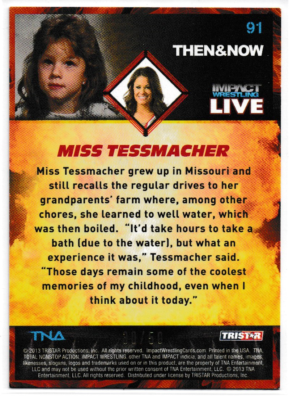 Miss Tessmacher 2013 2013 TRISTAR TNA Impact Live #91 Miss Tessmacher