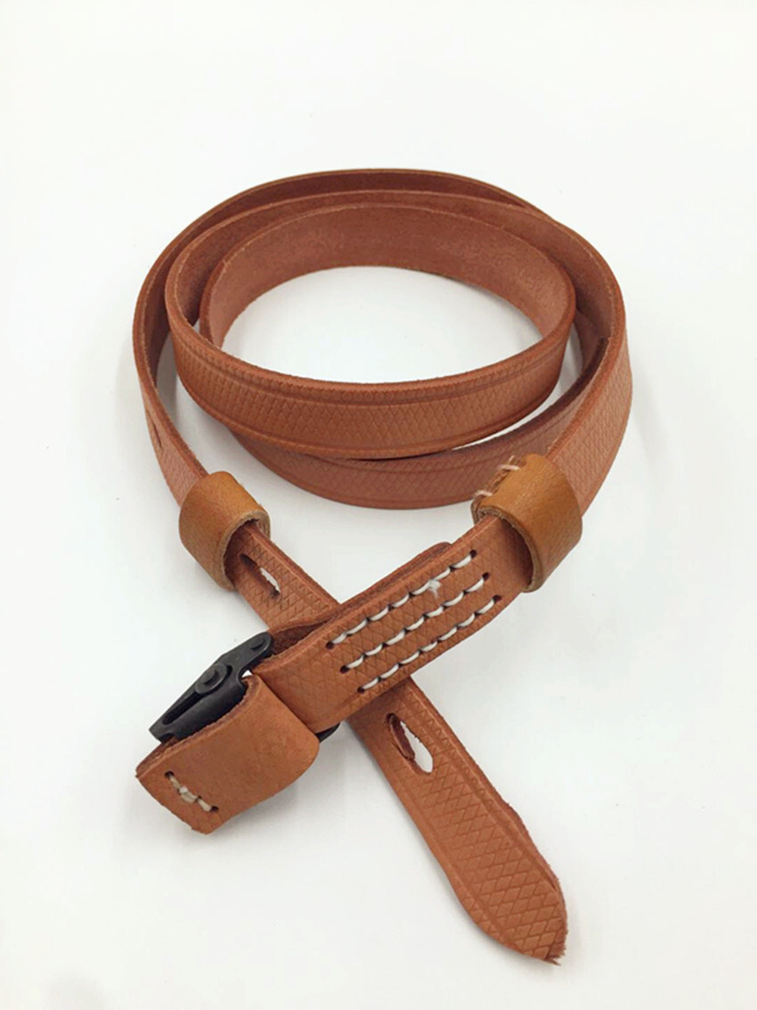 WW2 GERMAN ARMY MP40 MP38 MACHINE GUN LEATHER SLING STRAP BROWN | eBay