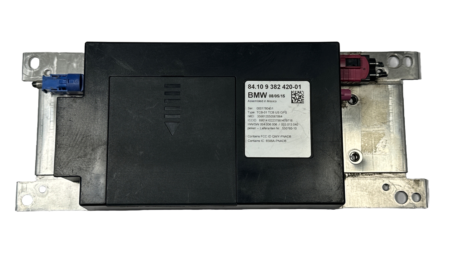 2015 BMW 328I Telematic Control Module W/ Battery OEM 84109382420 ...