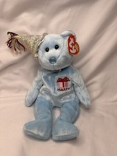 March the Birthday Bear - Beanie Babies - Beaniepedia