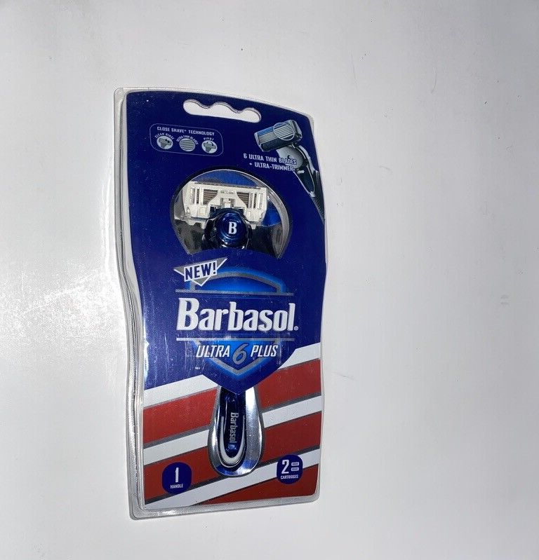 Barbasol Ultra 6 Plus Razor Handle w/10 Cartridges ~ Brand New ...