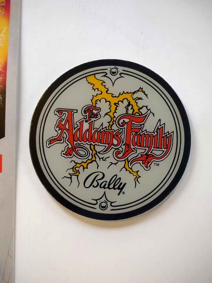 Addams Family Values Arcade FLYER + Plastic Pinball Promo Drink COASTER ...