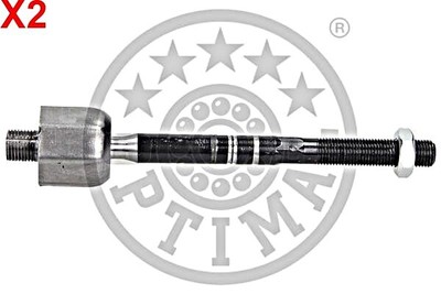 OPTIMAL 2x Tie Rod Axle Joint Front Inner For PORSCHE Panamera 09-16 ...