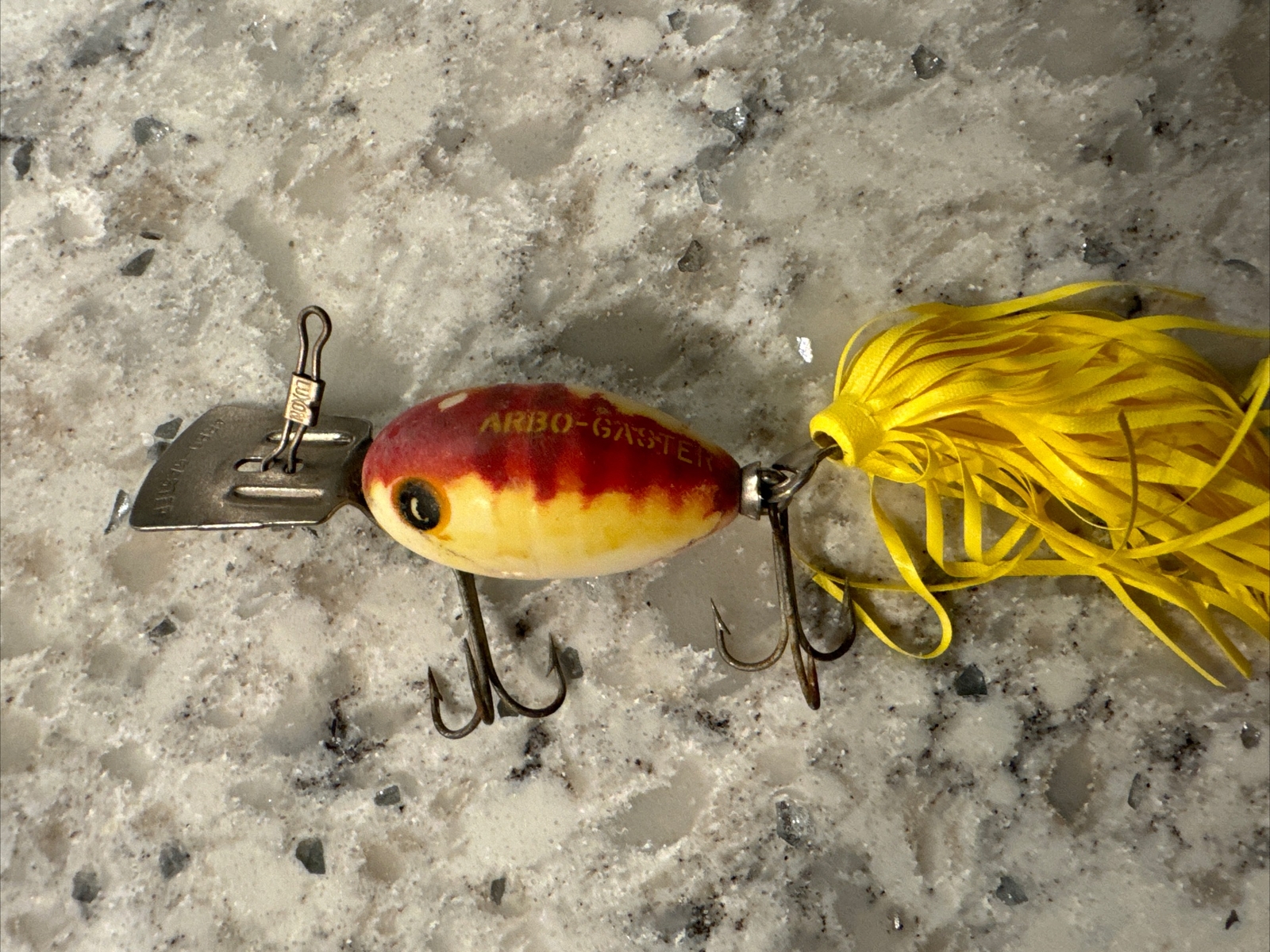 Vintage Fred Arbogast Arbo-Gaster Fish Lure, Tough Color Nice Bait Rare ...