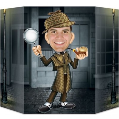 Sherlock Holmes Paper Photo Prop Detective Party Supplies Decorations ...