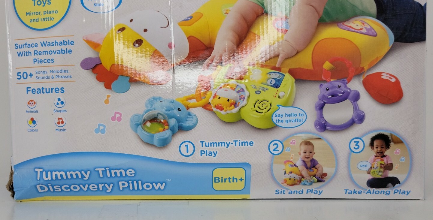 VTech Tummy Time Discovery Pillow - Multi-Color for sale online | eBay