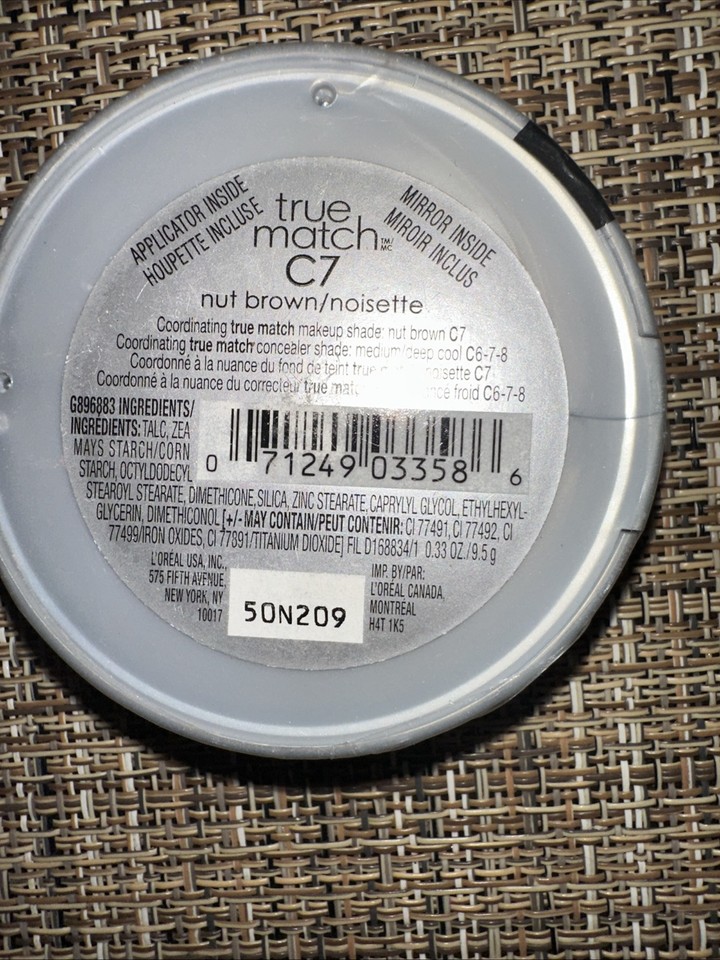*L'Oreal True Match Super Blendable Powder (0.33oz/9.5g) C7 | eBay UK