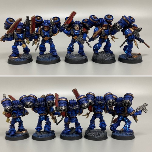 5 CHAOS SPACE MARINE RAPTORS WARHAMMER 40K NIGHT LORDS HERETIC ASTARTES ...