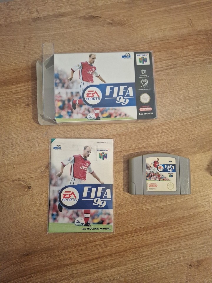 N64 Nintendo 64 football game bundle fifa Iss Boxed Games , Boxes And ...