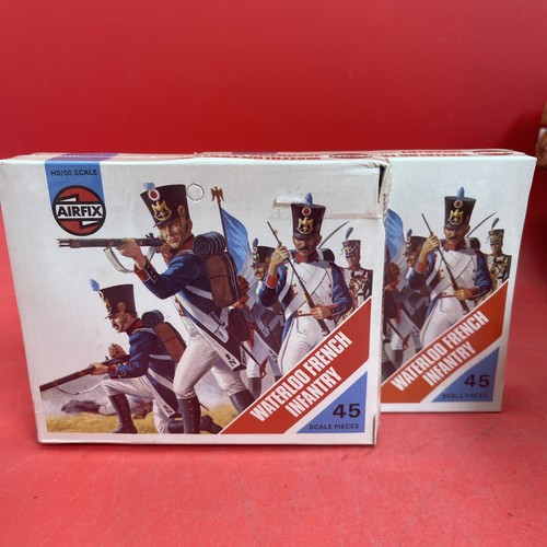 Two-Airfix ho/00 Scale Models Waterloo French Infantry 45 Pieces 01744 ...