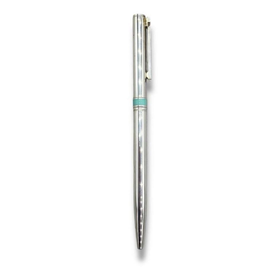 Tiffany & Co Ballpoint Executive T-clip Silver Pen #4faa61 | eBay