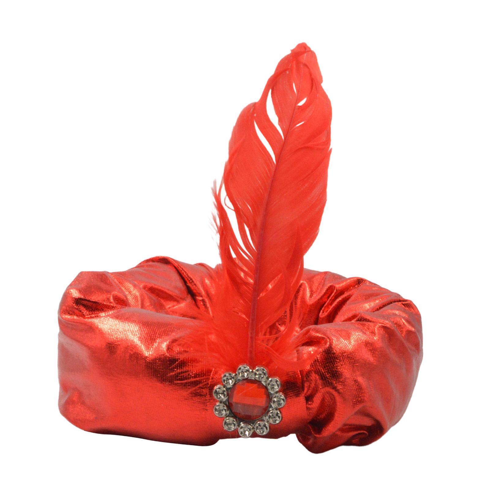 Indian Sultan Turban Hats Headpiece Head Wraps for Halloween Adult ...