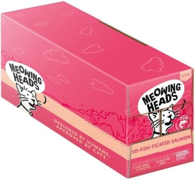Meowing Heads So-fish-ticated Salmon Wet Cat Food - 10x100g | eBay