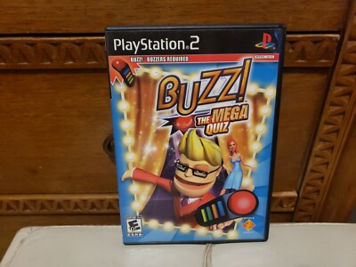Buzz The Mega Quiz PS2 Comes With Manual | eBay