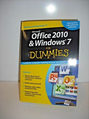 Office 2010 & Windows 7 for Dummies Brand New Interactive Educational ...