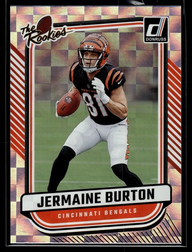 Jermaine Burton 2024 Panini Donruss The Rookies Card #TR-31 | eBay
