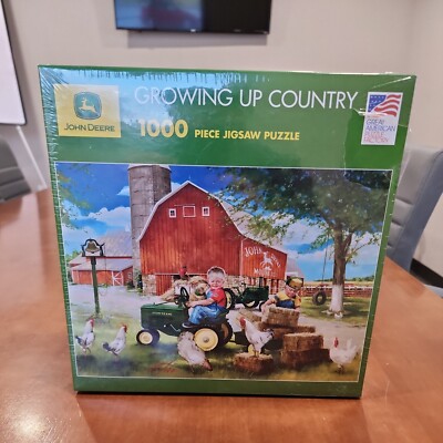 John Deere 1000 Piece Jigsaw Puzzle Growing Up Country Great American ...