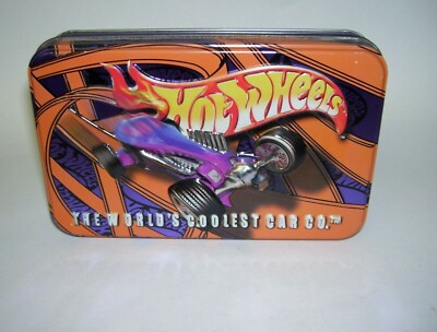 Hot Wheels Tin Box With Playing Cards Set of Two | eBay