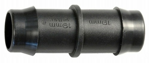 19mm / 19 mm Poly Pipe Joiner Fitting Garden/Irrigation- Pack of 20 ...