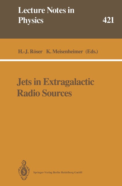 Jets in Extragalactic Radio Sources von Klaus Meisenheimer Hermann ...