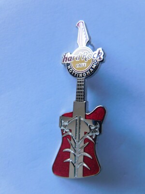 Hard Rock Cafe CELTIC SILVER CROSS GUITAR Serie Pin with Classic Logo ...
