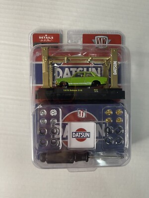 New 1970 Datsun 510 Chase Car Model Kit M2 Machines 2020 R32 Green ...