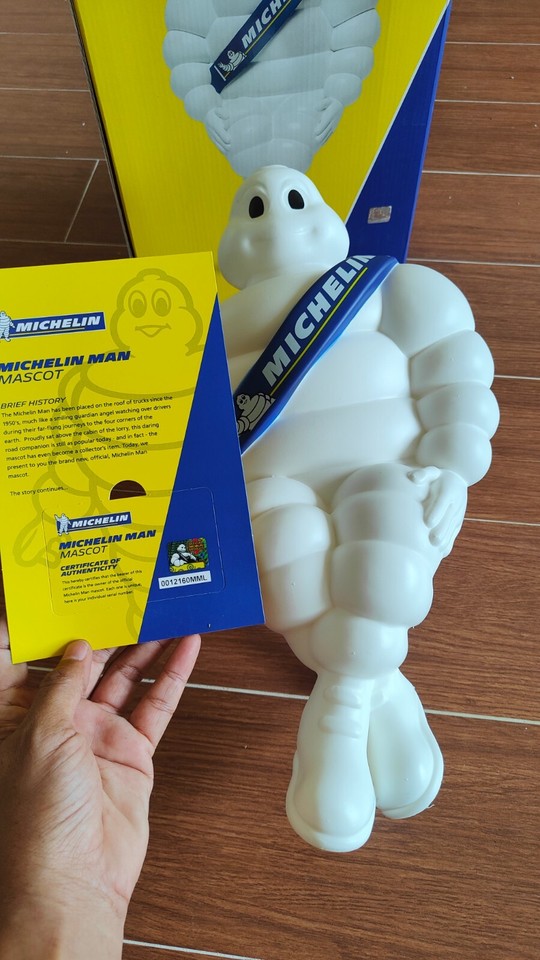 1 pcs. 16" Original Bibendum Michelin Man Doll Mascot Truck Decorate ...