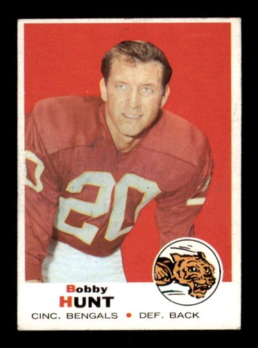 1969 Topps #243 Bobby Hunt VG/VGEX Bengals 555755 | eBay