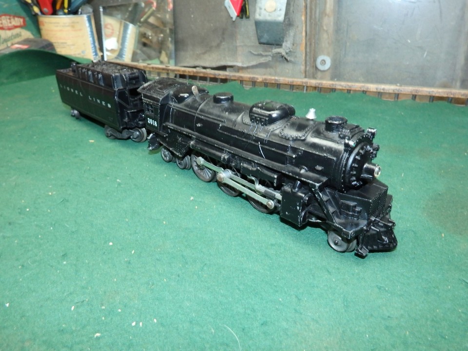 Lionel Steam Locomotive 027 Railroad Train Engine #2018 O Scale Vintage ...