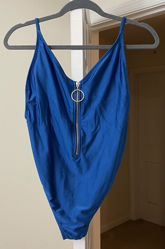 No Boundaries Swimsuit One Piece Cobalt Blue High Cut Leg Island ...