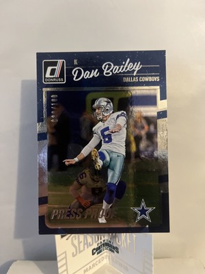 Dan Bailey [Press Proof Silver] 80/100 #84 2016 Panini Donruss | eBay