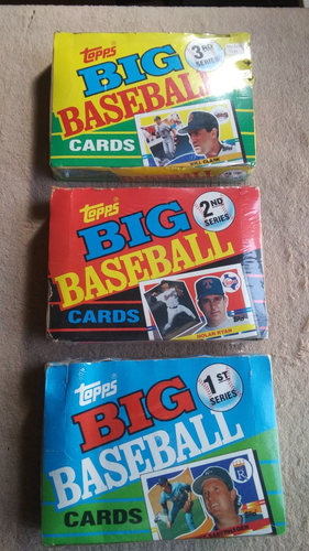 1990 Topps Big Baseball Series 1 2 & 3 Sealed Boxes | eBay
