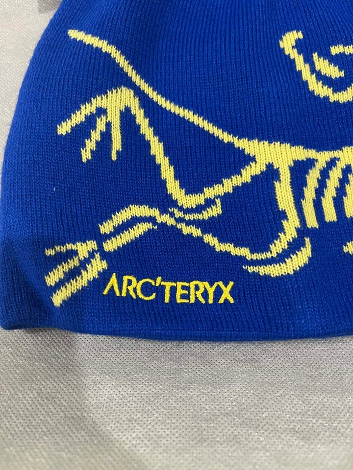 Arc'teryx Bird Head Toque Beanie Blue Wool Knit Winter Ski Hat NWT New ...