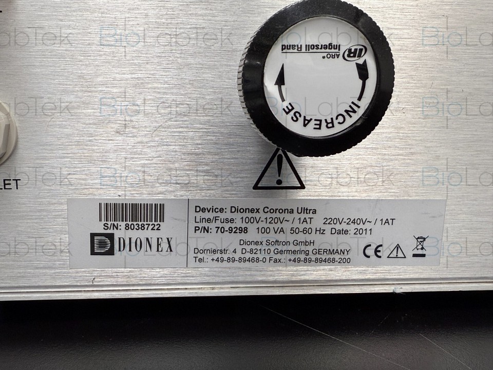 Thermo Dionex Corona Ultra HPLC Charged Aerosol Detector CAD | eBay