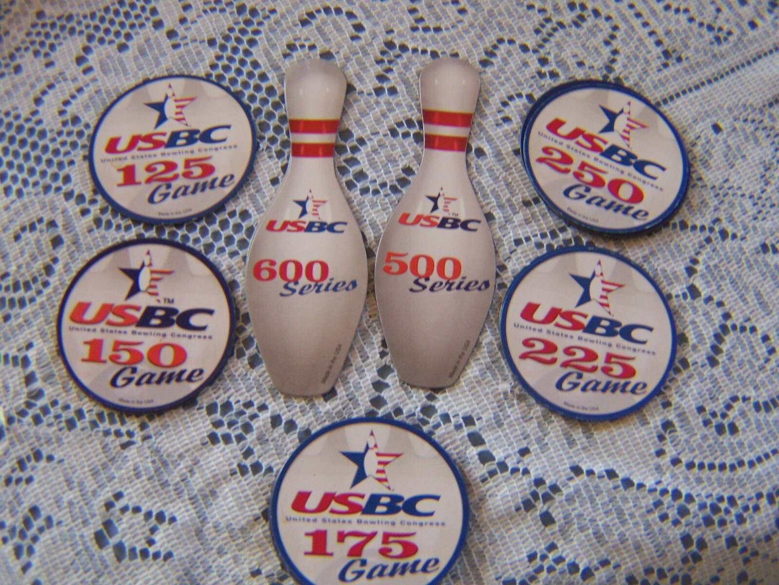 USBC United States Bowling Congress Game Magnet Awards | eBay