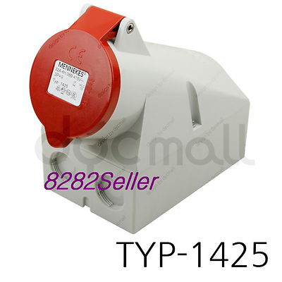 MENNEKES TYP 1425 Part no.1425 [IP44 400V 32A 3P+E] external outlet ...