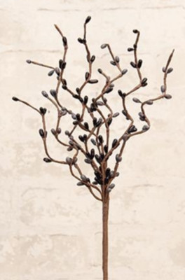 Pip Berry Pick, Gray and Black, 12", Primitive Home Decor, Pack of 3 | eBay