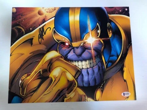 Jim Starlin Signed Autographed 11x14 Photo THANOS Mavel Universe ...