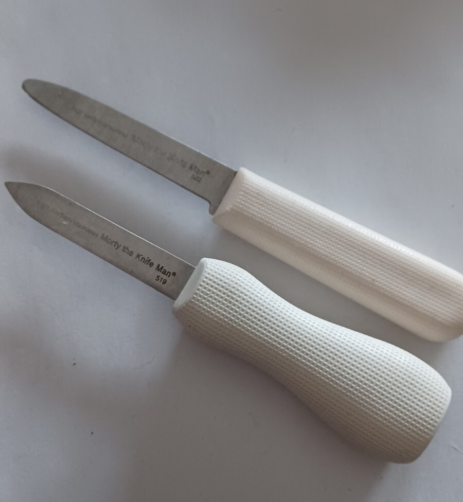 Lot of 2- Oyster & Clam Knife ~ Morty The Knife Man ~ 2 3/4” Blade #519 ...
