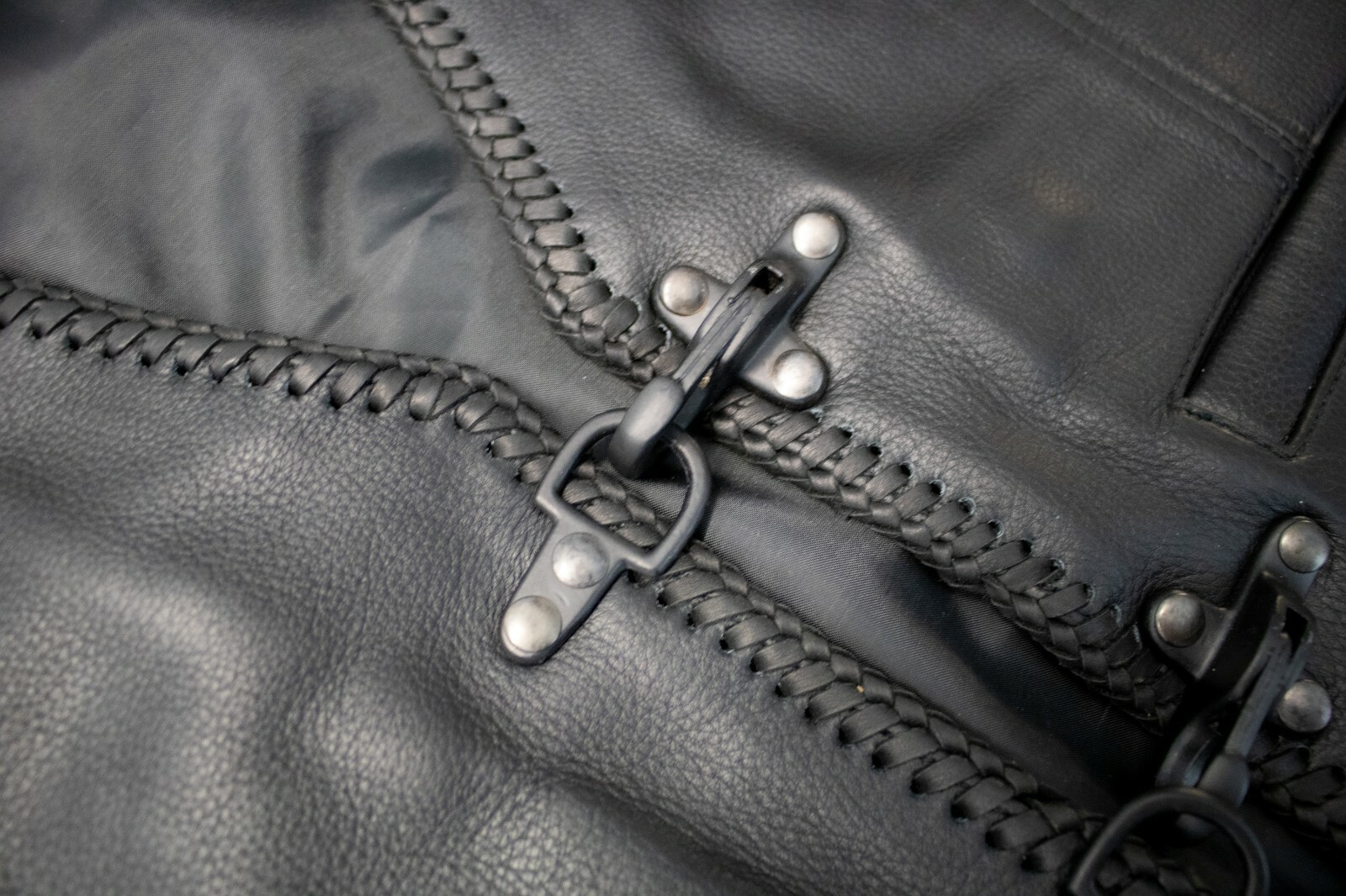 Herren Biker Motorrad Lederweste Kutte Lederkutte Chopperweste ...