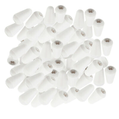 100pcs ST Guitar Switch Tip Knobs 5 Way Switch Tip Caps Plastic White ...