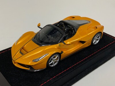 1/43 BBR Ferrari LaFerrari Aperta Giallo Yellow Tristrato Suede Base ...