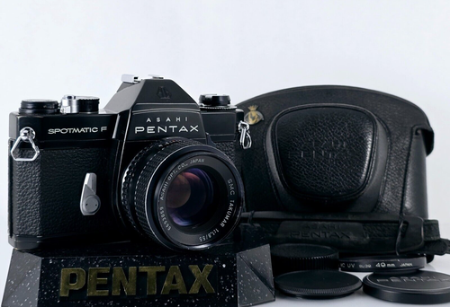 🌸[Exc+++++] Pentax Spotmatic F SPF Film Camera SMC Takumar 55mm F1.8 ...