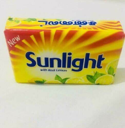 SUNLIGHT LAUNDRY BAR REAL Lemon Detergent Cloth And Hand Washing Soap ...