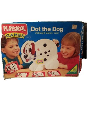 Dot the Dog Matching and Memory Playskool Game 1995 COMPLETE vintage | eBay