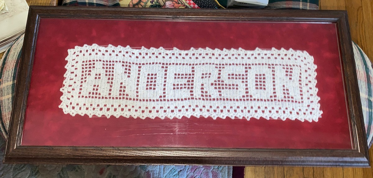Free Crochet Name Doily Pattern Crochet Name Doily Products For Sale