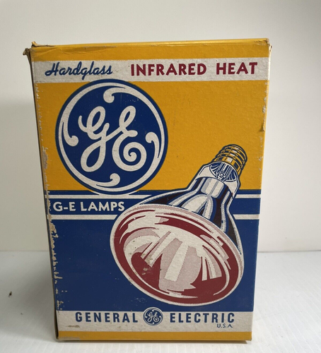 General Electric GE VTG Infrared Heat Lamp Bulb Tested Working 250 Watt ...